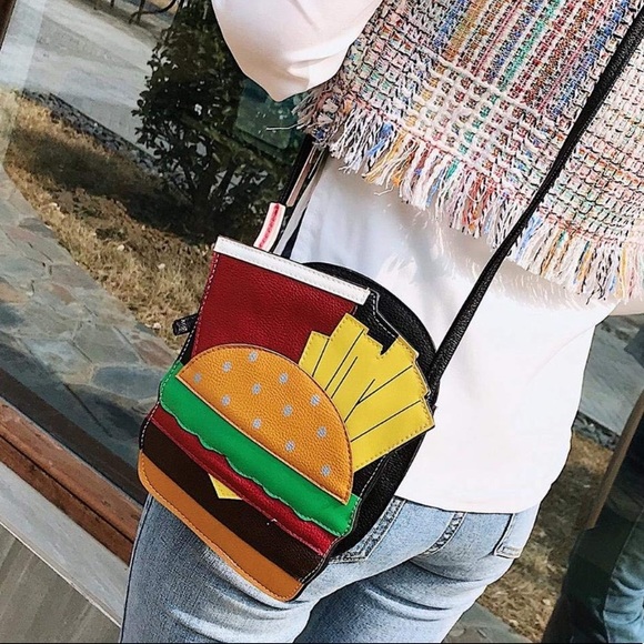 THINK VINTAGE ONLINE | Bags | Hamburger Womans Girls Purse Nwt | Poshmark